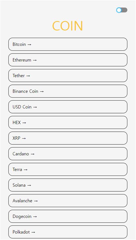 Github 2sumin2crypto Tracker React Typescript로 코인 시세 조회