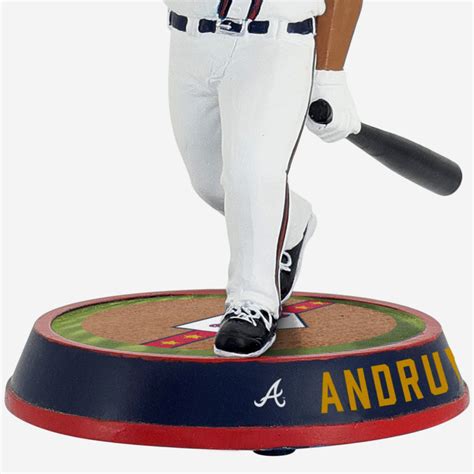 Andruw Jones Atlanta Braves Field Stripe Bighead Bobblehead Foco