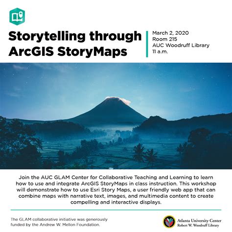 Storytelling Through Arcgis Storymaps Glam Center For Collaborative Teaching And Learning