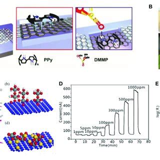 Structure Diagram And Its Test Diagram Of Graphene Based Gas Sensor Download Scientific