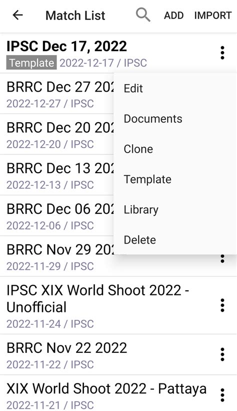 Creating Your Own Match Templates In Practiscore App Tutorials Learn How To Do Stuff