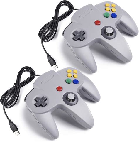 Miadore Retro Classic Usb Controller N64 2 Pack Classic N64 Retro Usb