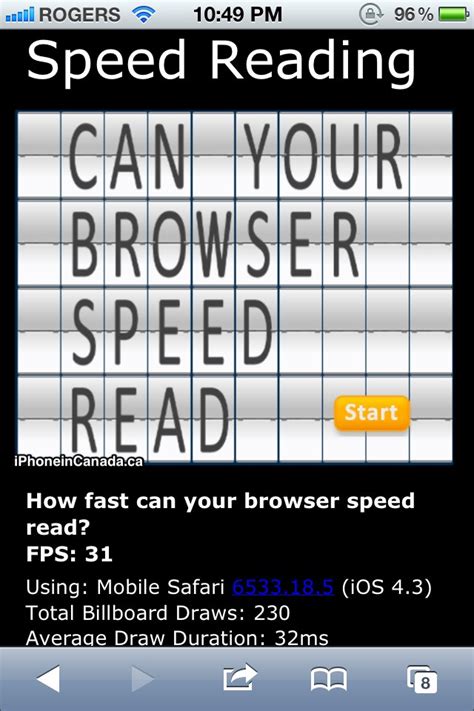 Mobile Safari In IOS Brings The Fastest HTML Performance IPhone In Canada