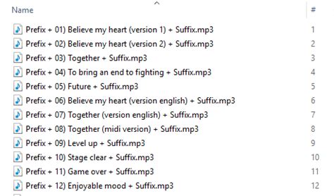 How To Rename Multiple Files In A List To Add Suffix And Prefix