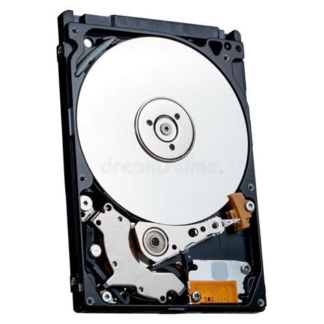 A Computer`s Hard Disk Hdd Data Storage Drive Without Shield Isolated