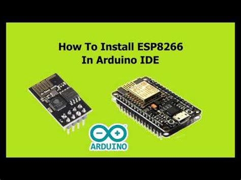 How To Install ESP8266 In Arduino IDE YouTube