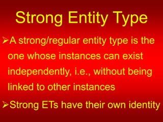 Entity Relationship Data Model IN Dbms PPT