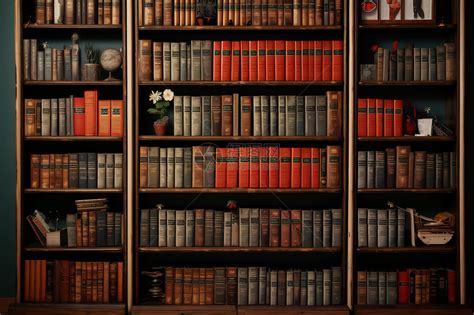 书架上的书高清图片下载 正版图片600658302 摄图网