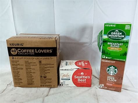 Assortment Of 4 Coffee Lovers Collection Variety Pack Keurig K Cup