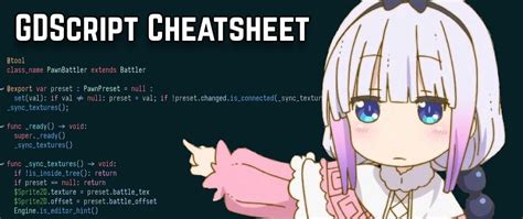 Gdscript Cheatsheet Recurso útil Para Programadores En Godot R