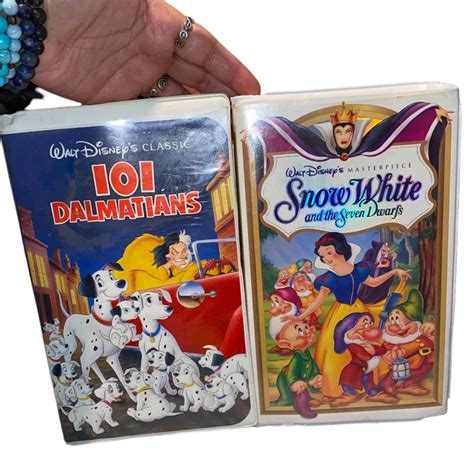 Walt Disneys Snow White And The Seven Dwarfs And 101 Dalmatians Vhs Tapes