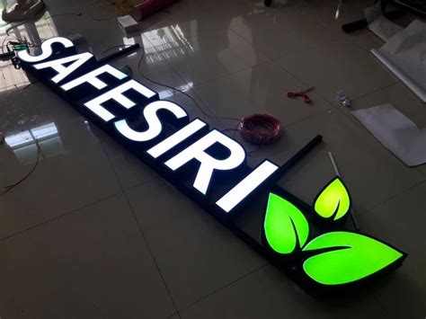 ป้ายอักษรไฟ Led ออกหน้า ติดตั้งเสร็จเรียบร้อย สวยงามตามแบบที่ลูกค้า