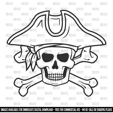 Clip Art Skull And Crossbones Pirate Clipart