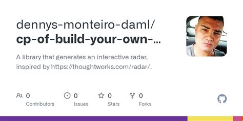 Github Dennys Monteiro Damlcp Of Build Your Own Radar A Library