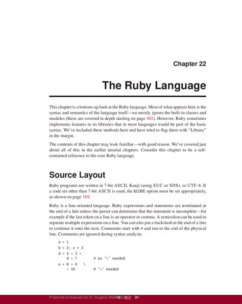 The Ruby Language Schemes And Mind Maps Advanced Computer Programming