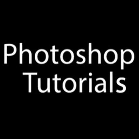 Photoshop Tutorials Youtube
