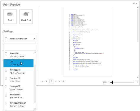 Printing In Wpf Syntax Editor Control Syncfusion