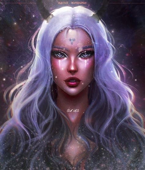 Arte Aries Zodiac Virgo Art Astrology Art Kitsune Zodiac Signs Pictures Goddess Artwork