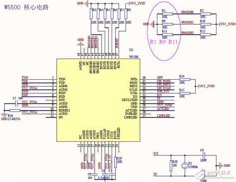 W5500 Schematic W5500 Circuit Diagram