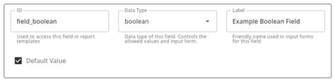 Field Types Sysreptor