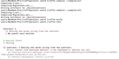 Contract Development Truffle Project Encounters Error Cannot Find