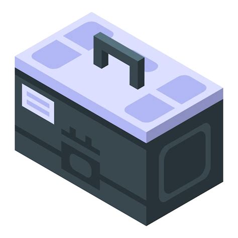 Premium Vector Electrician Tool Box Icon Isometric Of Electrician