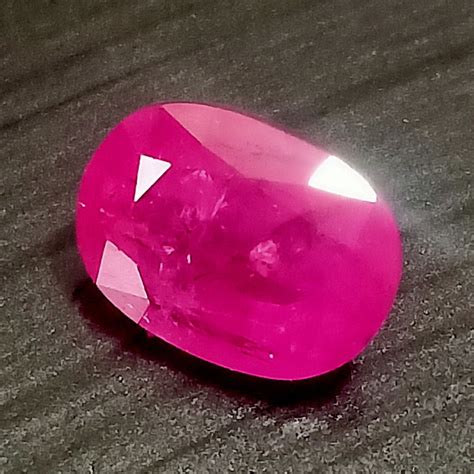 Pink Ruby Myanmar 4 16 Cts Ruby Burmese Ruby Burma Ruby Pink Ruby 4 Carat Face Up Ruby
