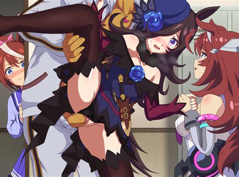 Rule 34 Animal Ears Being Watched Black Hair Black Legwear Black