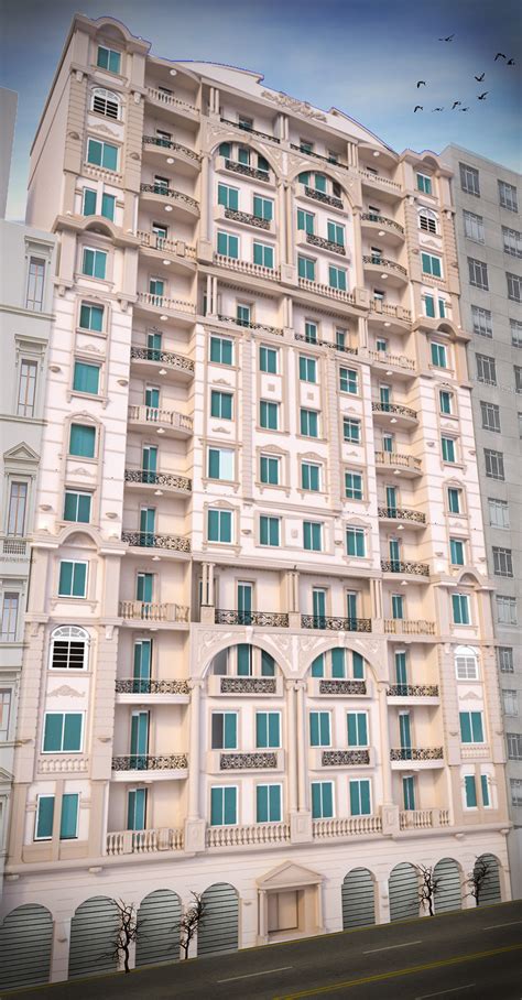 Classic Facade Residential Tower On Behance