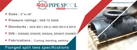 Flanged Split Tees And Split Pipe Tee Manufacturer In India