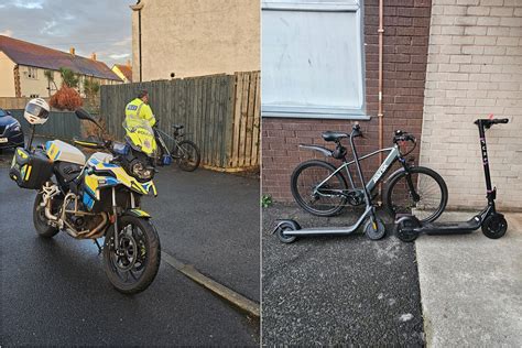 Illegal E Bikes And Scooters Seized As Police Crackdown On Antisocial