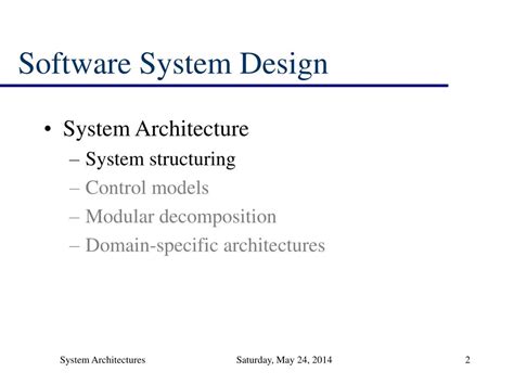 PPT Software System Design PowerPoint Presentation Free Download ID 824398