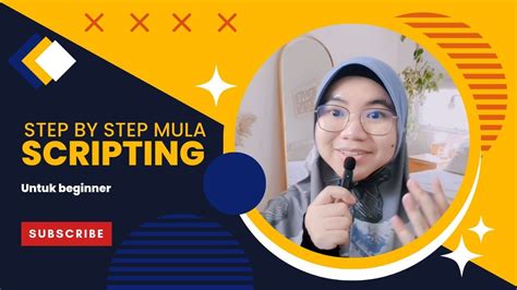 Step By Step Mula Scripting Untuk Beginner Youtube