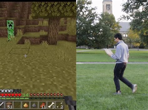 controlling minecraft in real life