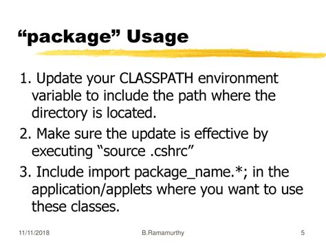 Java Packages Bramamurthy 11112018 Bramamurthy Ppt Download