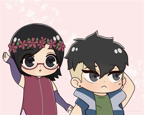 Naruto Sasuke Meme Meme Sarada Uchiha Chibi Minnie Mouse Disney Characters Fictional