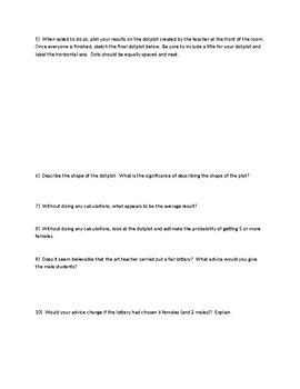 Simulation Intro Activity For AP Statistics Or Lower TpT