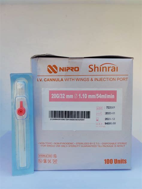 Nipro Wing Cath Iv Cannula 20g For Clinical And Hospital At Best Price In Rajkot