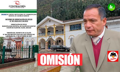 Alcalde De Chavín De Huántar Viola Normas Laborales