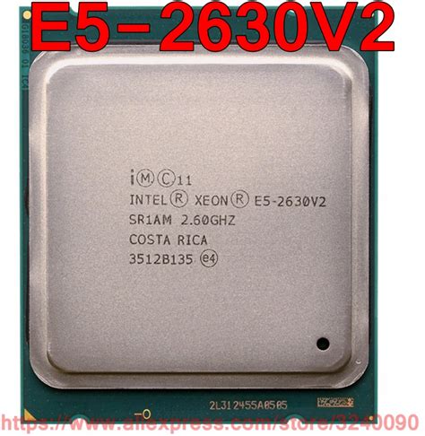 Intel Xeon CPU E5 2630V2 SR1AM 2.6GHz 6 Core 15M LGA2011 E5 2630V2 ...