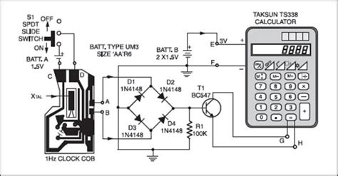 Simple Calculator Circuit Diagram