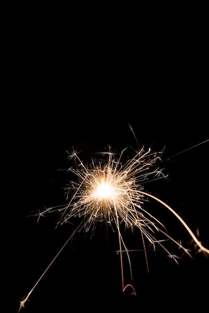 Premium Photo Cracker Fire Black Background Dark