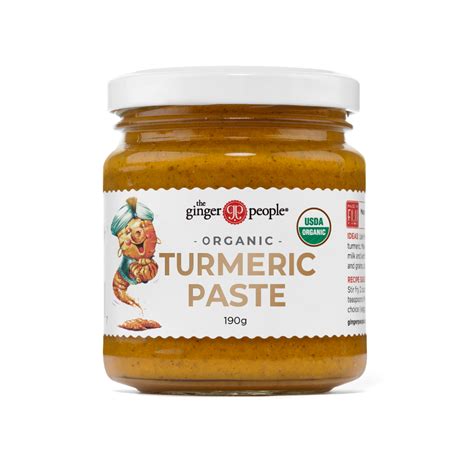 Organic Turmeric Paste The Ginger People Au