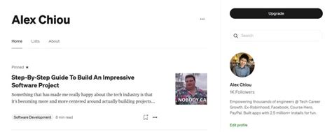 Alex Chiou On Linkedin Techcareergrowth Softwareengineering Community