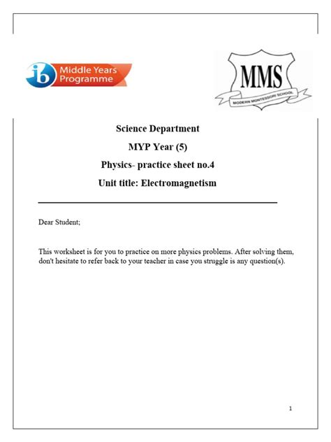 practice sheet no 4 ak download free pdf electric motor force