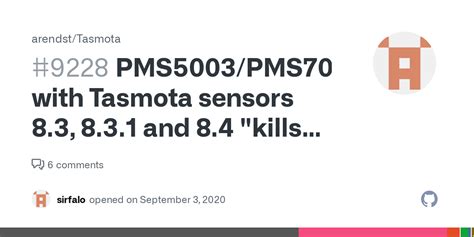 Pms5003pms7003 With Tasmota Sensors 83 831 And 84 Kills Sonoff