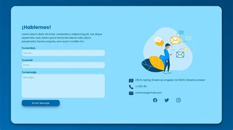 Cómo crear un FORMULARIO de CONTACTO con HTML y CSS RESPONSIVE en Formulario de