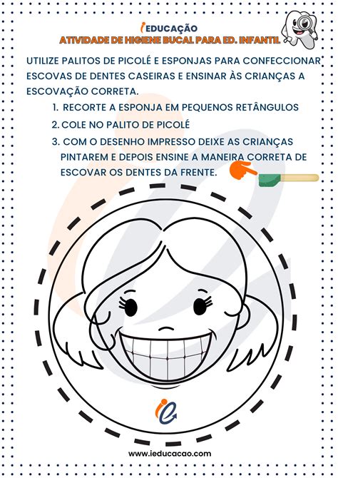Atividades De Higiene Bucal Para Educação Infantil Bncc