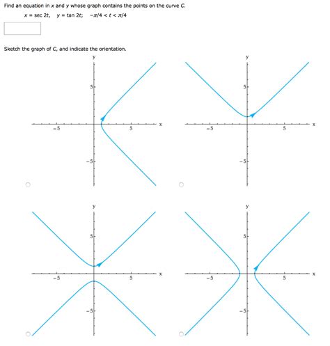 Solved Find An Equation In X And Y Whose Graph Contains The Chegg Com