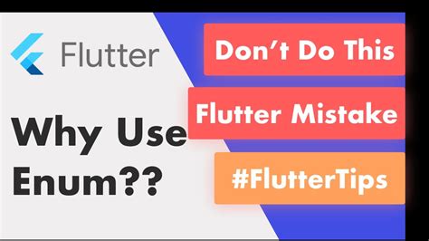 What Is Enum And Why Should We Use It In Flutter Youtube